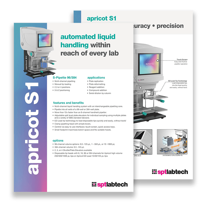 apricot S1 | SPT Labtech