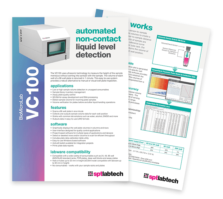 BioMicroLab VC100 | SPT Labtech