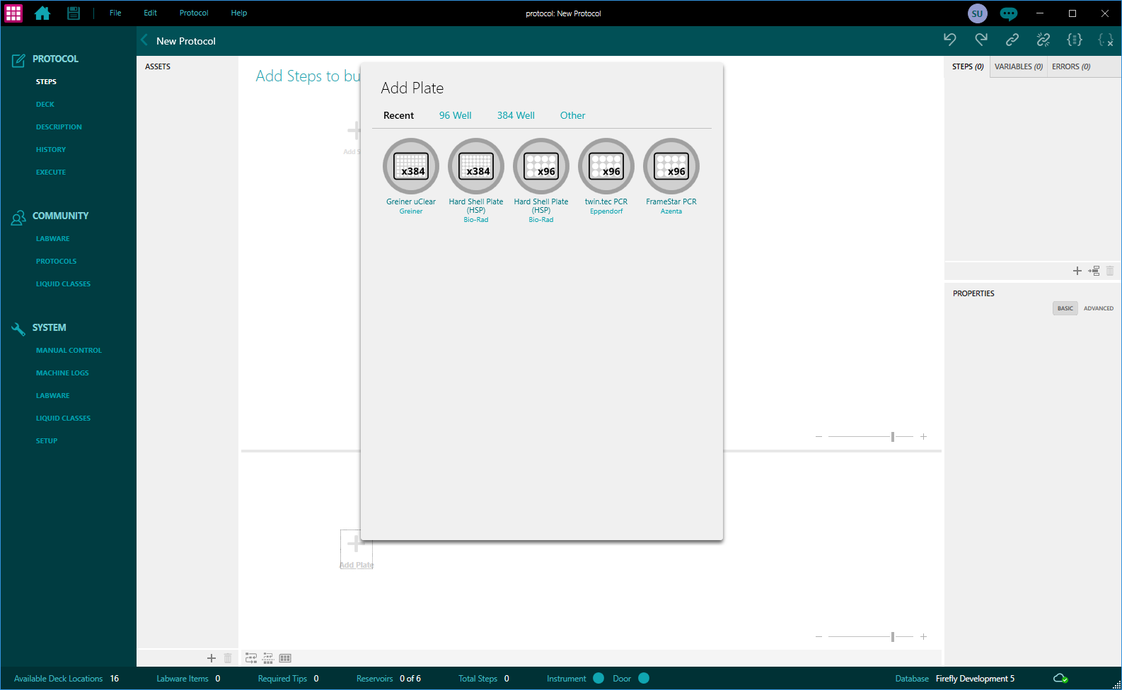 Designing a protocol - 9.2 - Editing plates