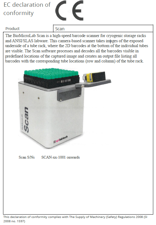 CE Marking Declaration of Conformity - 12.0