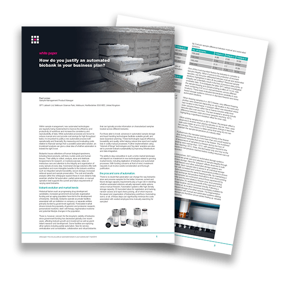 Automated Biobanking | SPT Labtech