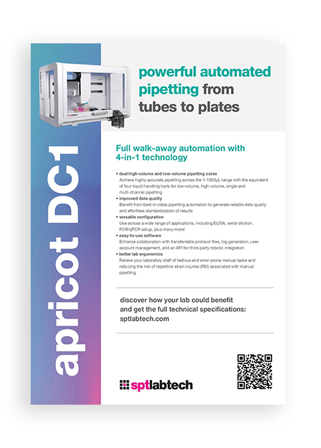 apricot DC1 | SPT Labtech