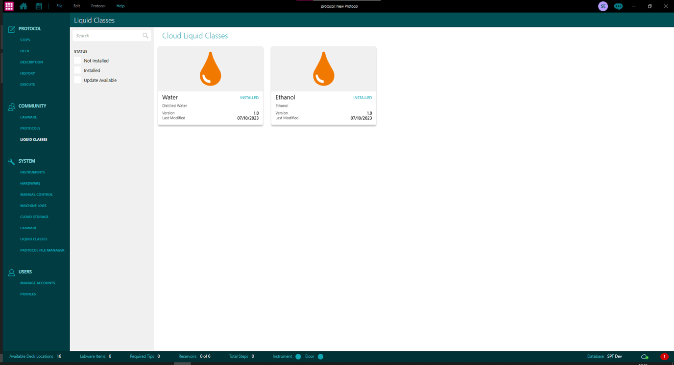 Community - 10.3 Liquid Classes