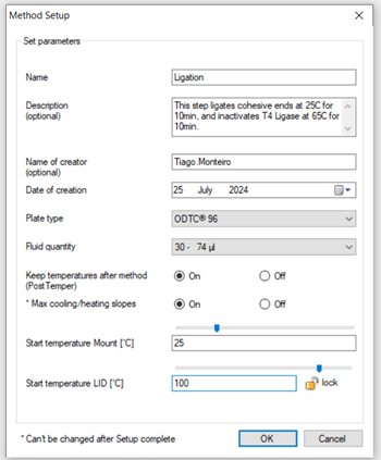 How to write a method for the INHECO On Deck Thermal Cycler on firefly+
