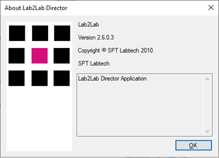 Lab2lab director: user interface - 6.5 ? menu