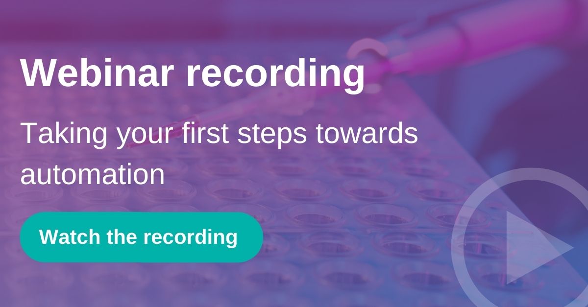 On-Demand Webinar - Taking your first steps towards automation